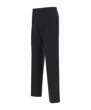 MAISON MARGIELA Tailored Straight-leg Trousers With Contrast Stitching Detail