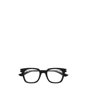 Alexander McQueen Rectangular Frame Eyeglasses - Black
