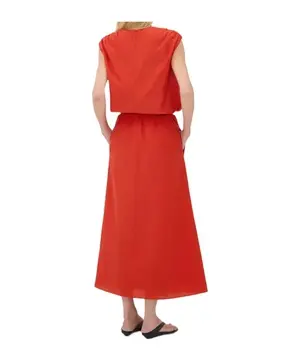 Loulou De Saison Carmen Midi Skirt - Red