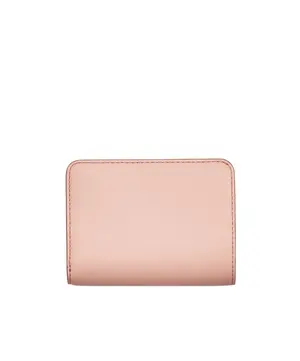 Marc Jacobs Leather J Marc Mini Compact Wallet - Nude