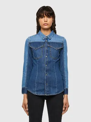 DIESEL® Flap-pocket Denim Shirt