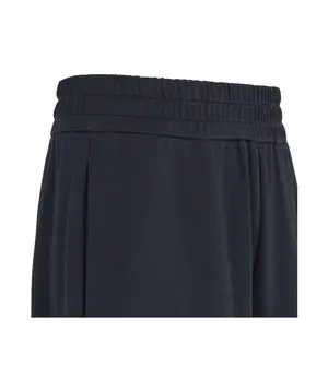 Fendi Elastic Waist Shorts With Pequin Stripe Trim