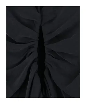 MAISON MARGIELA Draped Knot Detail Shirt Dress