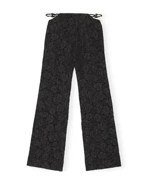 GANNI Jacquard Flared Pants