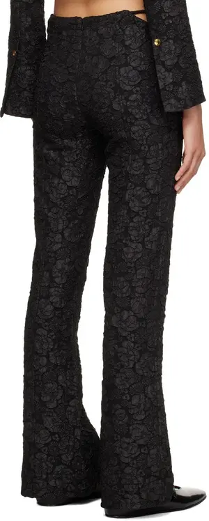 GANNI Jacquard Flared Pants