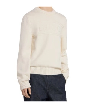 Gucci Logo Intarsia Knit Jumper
