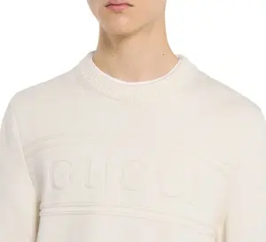 Gucci Logo Intarsia Knit Jumper