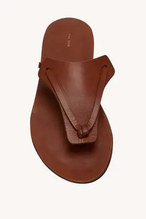 THE ROW Helena Knotted Flip Flops