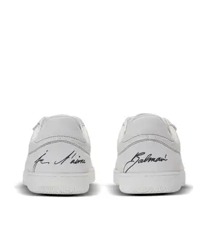 Balmain Swan Trainers - White