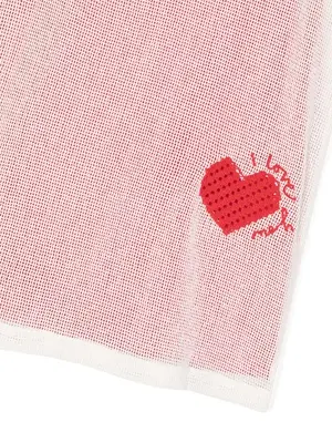 Stella McCartney Heart Embroidered Layered Dress