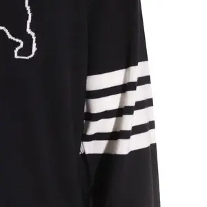 Thom Browne 4-bar Stripe Crewneck Jumper With Dachshund Motif