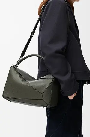Loewe Large Puzzle Leather Shoulder Bag
