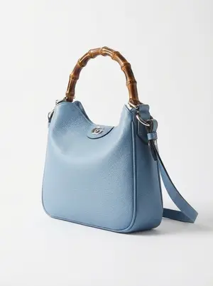 Gucci Diana Small Shoulder Bag With Bamboo Handle - Gradient Light Blue
