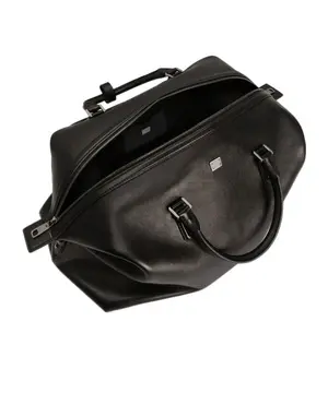 Dolce & Gabbana Leather Duffel Bag - Black