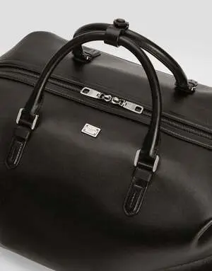 Dolce & Gabbana Leather Duffel Bag - Black