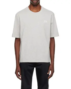 AMI Paris Logo Crewneck T-shirt