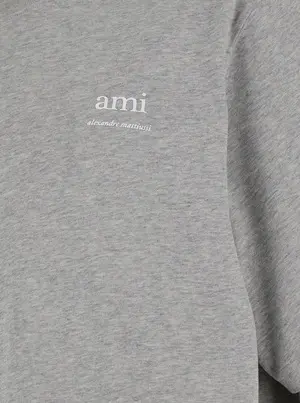 AMI Paris Logo Crewneck T-shirt