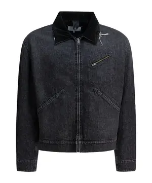 MAISON MARGIELA Distressed Denim Jacket - Black
