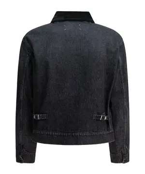 MAISON MARGIELA Distressed Denim Jacket - Black