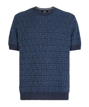 Fendi All-over Ff Motif Crewneck Jumper