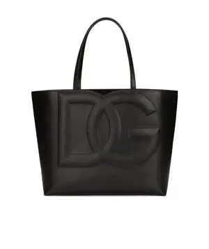 Dolce & Gabbana Logo Embossed Shopper Bag