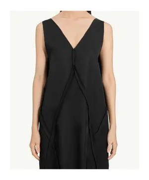 MAISON MARGIELA Sleeveless V-neck Mini Dress