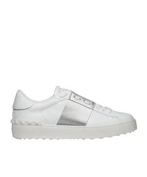 Valentino Garavani Open Sneaker With Metallic Stripe