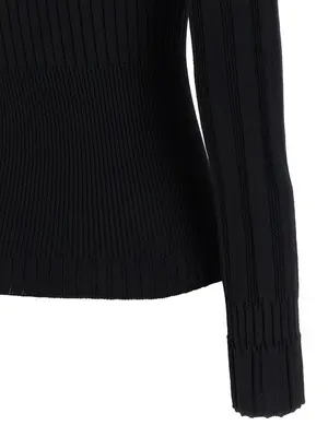 Balmain Testa Di Leone Buttoned Fitted Cardigan - Black