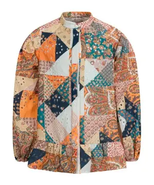 Etro Patchwork Print Blouse