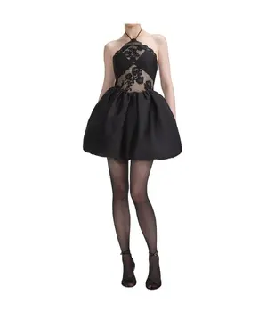 SELF-PORTRAIT Lace Patterned Mini Dress