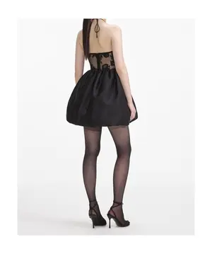 SELF-PORTRAIT Lace Patterned Mini Dress