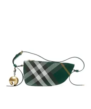 Burberry Mini Shield Bell Charm Shoulder Bag