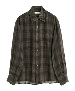 Our Legacy Above Long Sleeved Checked Shirt