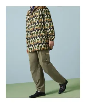 Gucci Wide-leg Cargo Pants With Monogram Detail