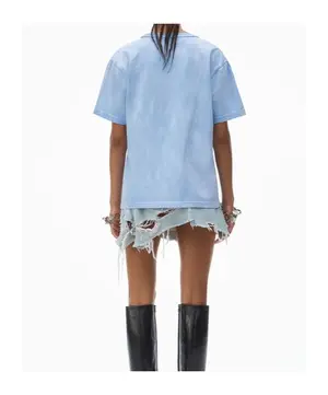Alexander Wang Puff Logo Jersey T-shirt