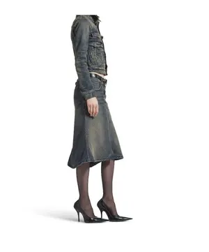 Balenciaga Godet Mini Skirt