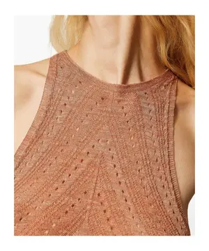 TWINSET Lurex-detail Maxi Dress