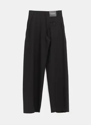 Loewe Pleat Detailed Belted Trousers