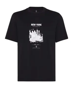 Brunello Cucinelli New York Jersey T-shirt