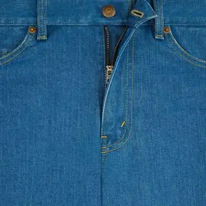 Celine Flared Jeans In Cotton Denim