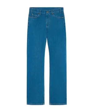 Celine Flared Jeans In Cotton Denim - No