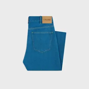 Celine Flared Jeans In Cotton Denim
