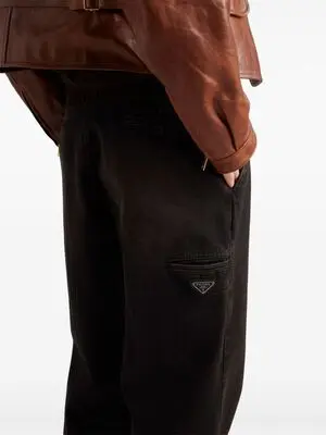 Prada Button Detailed Mid-rise Jeans