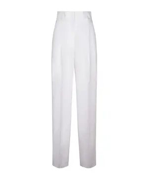 Max Mara Materia Belted Wide-leg Pants