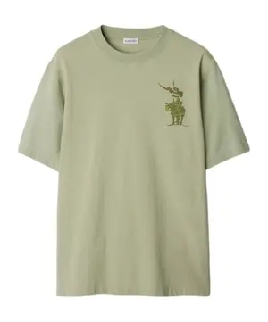 Burberry Polo Ralph Lauren Logo-embroidered Straight Hem Polo Shirt - Artichoke