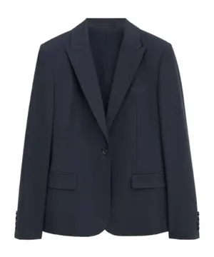 Filippa K Sasha Cool Single-breasted Blazer - Deep Navy