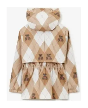 Burberry Thomas Bear Print Cotton Jacket