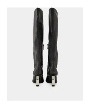 COURREGES Circle Heel Boots