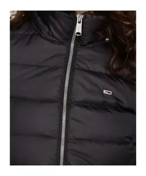 Tommy Hilfiger Down Puffer Jacket With Removable Hood And Faux Fur Trim