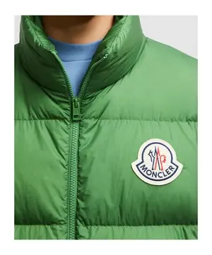Moncler Citala Short Down Jacket With Stand Collar And Zip Closure